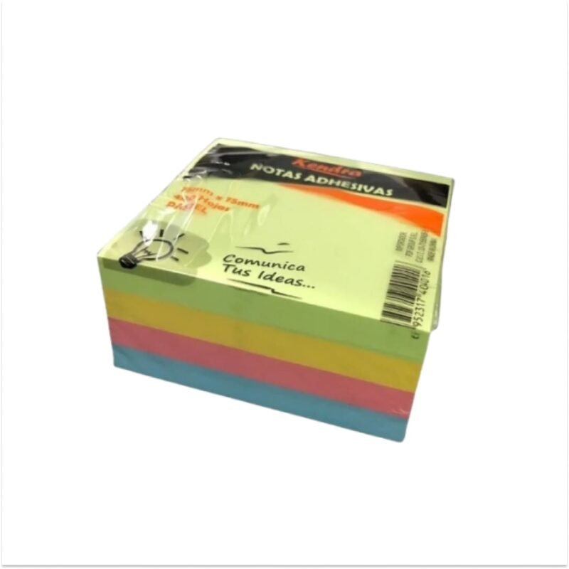 Notas Adhesivas Kendra 75x75 400H - Post It - Librería PB-Pizarras ...