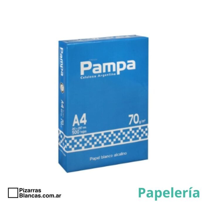 Resma A4 Pampa 70g - Librería PB-Pizarras Blancas en Mendoza