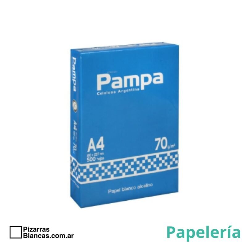 Resma A4 Pampa 70g - Librería PB-Pizarras Blancas en Mendoza