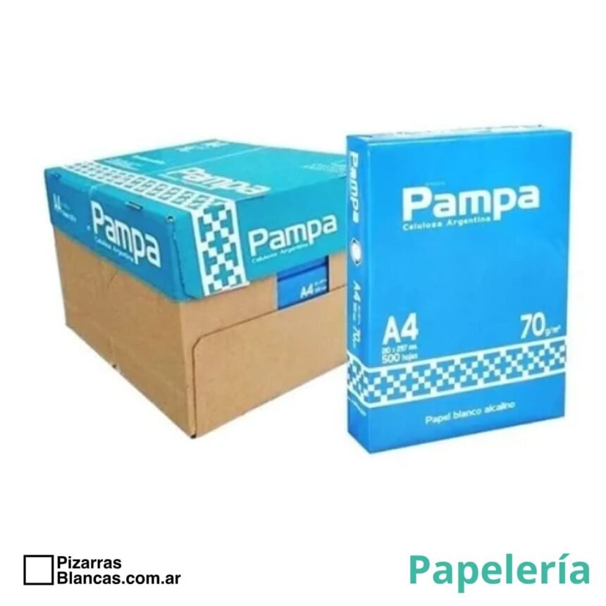 Caja de Resma Pampa A4 - Librería PB-Pizarras Blancas en Mendoza