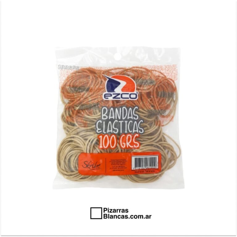 Bandas Elásticas EZCO - 100g - Librería PB-Pizarras Blancas en Mendoza