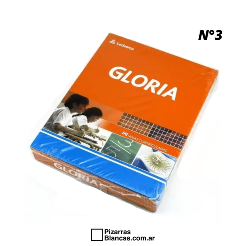 Repuesto Gloria N°3 - 96H Cuadro - Librería PB-Pizarras Blancas en Mendoza