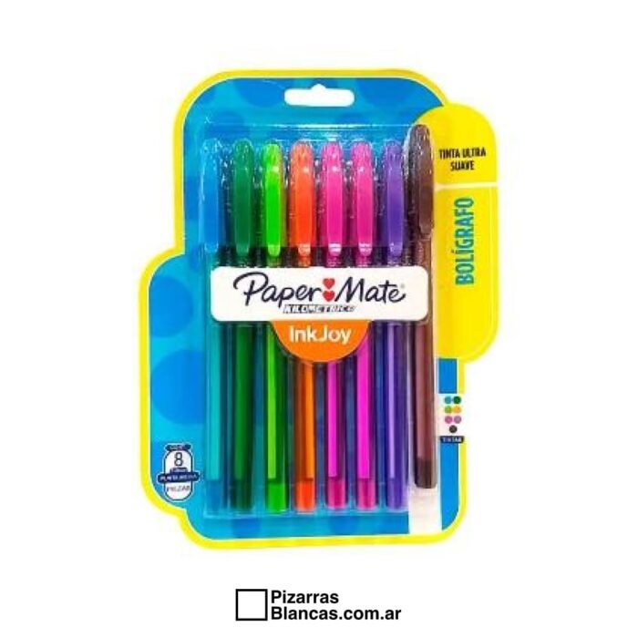 Lapicera de color PAPER MATER Kilométrico 100 - Inkjoy x8 - Librería PB ...